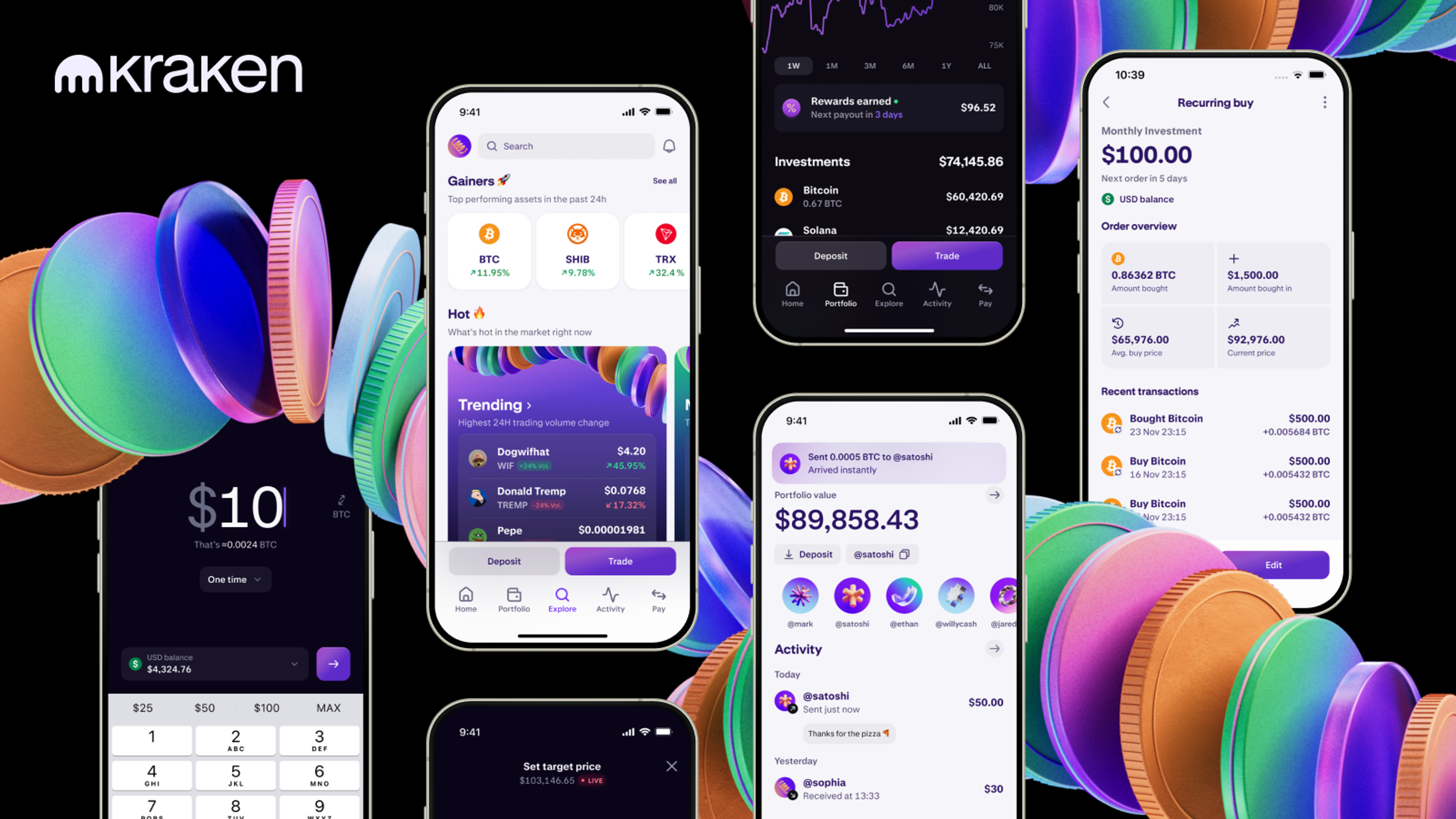 L’application Kraken | Investir intelligemment dans les crypto-monnaies en toute simplicité