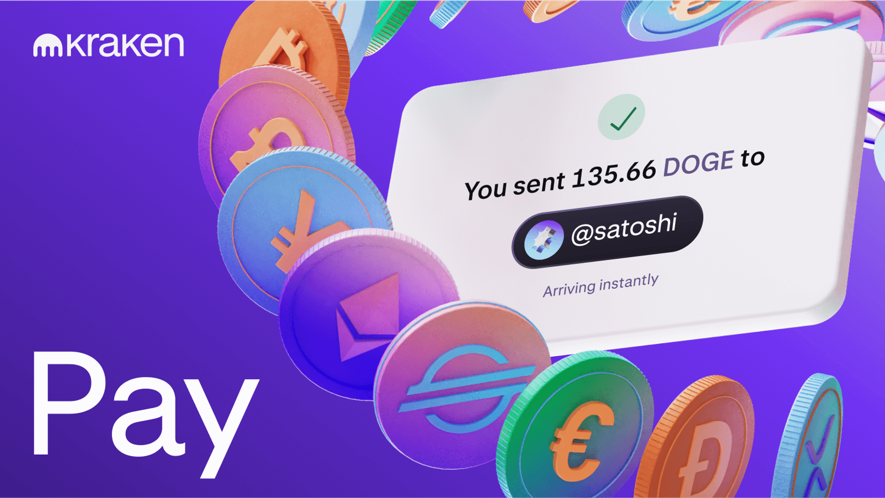 Kraken Pay | Send and receive free payments with Kraken