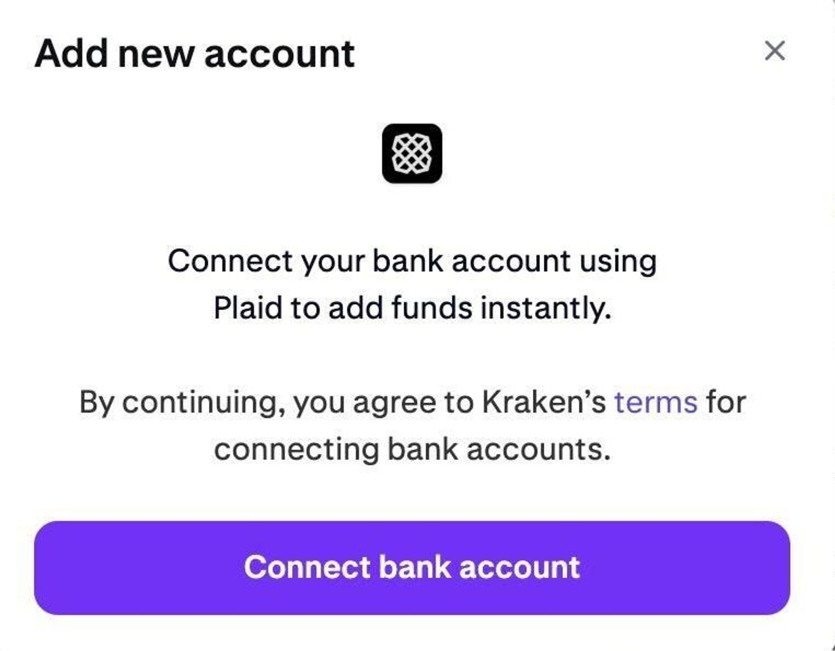 How do I fund my account with USD using ACH via Plaid? | Kraken